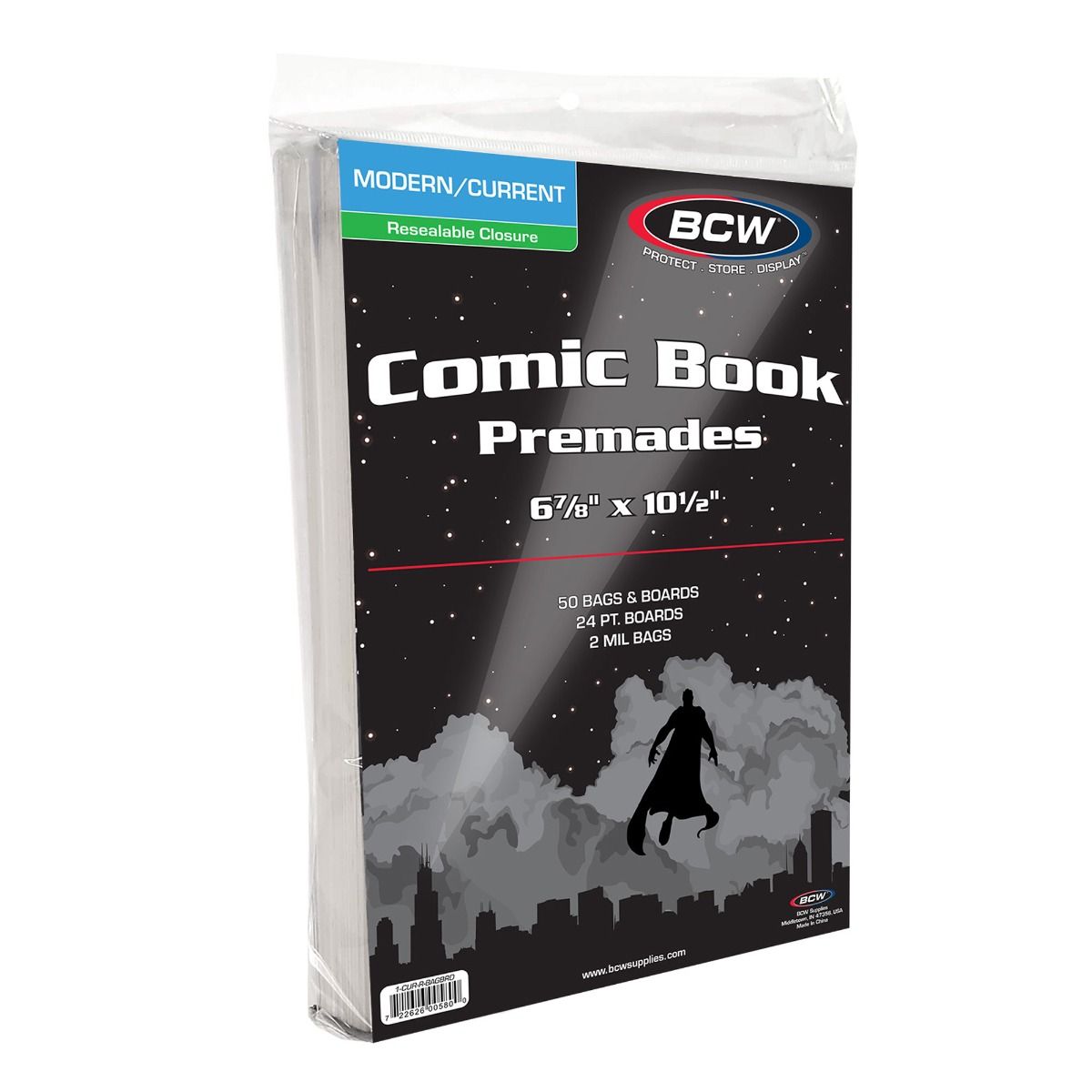 BCW Resealable Comic Book Premades | Pastime Sports & Games