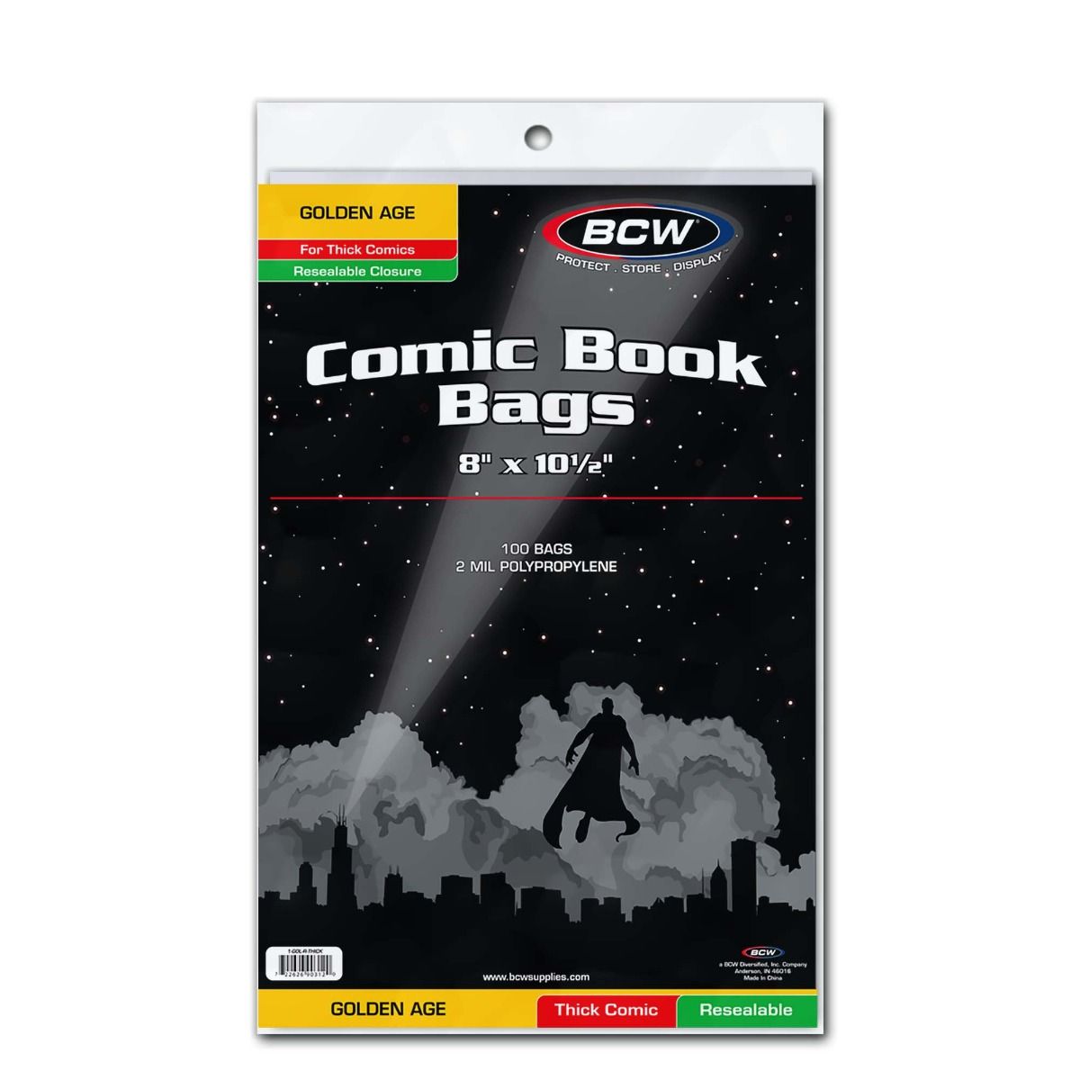 BCW Thick Resealable Comic Book Bags– Pastime Sports & Games