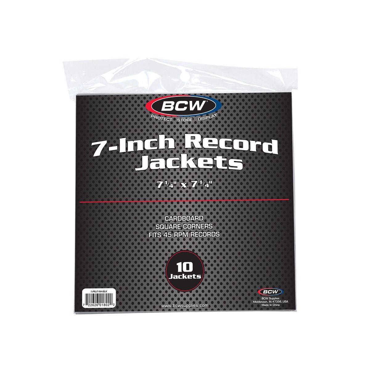 BCW 7-Inch Record Paper Jackets | Pastime Sports & Games