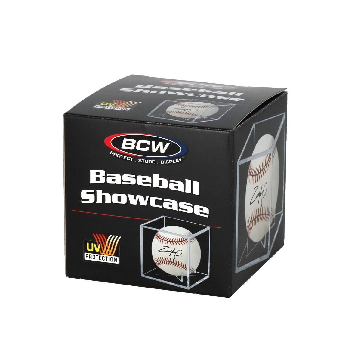 BCW Baseball UV Showcase With Built-In Stand– Pastime Sports & Games