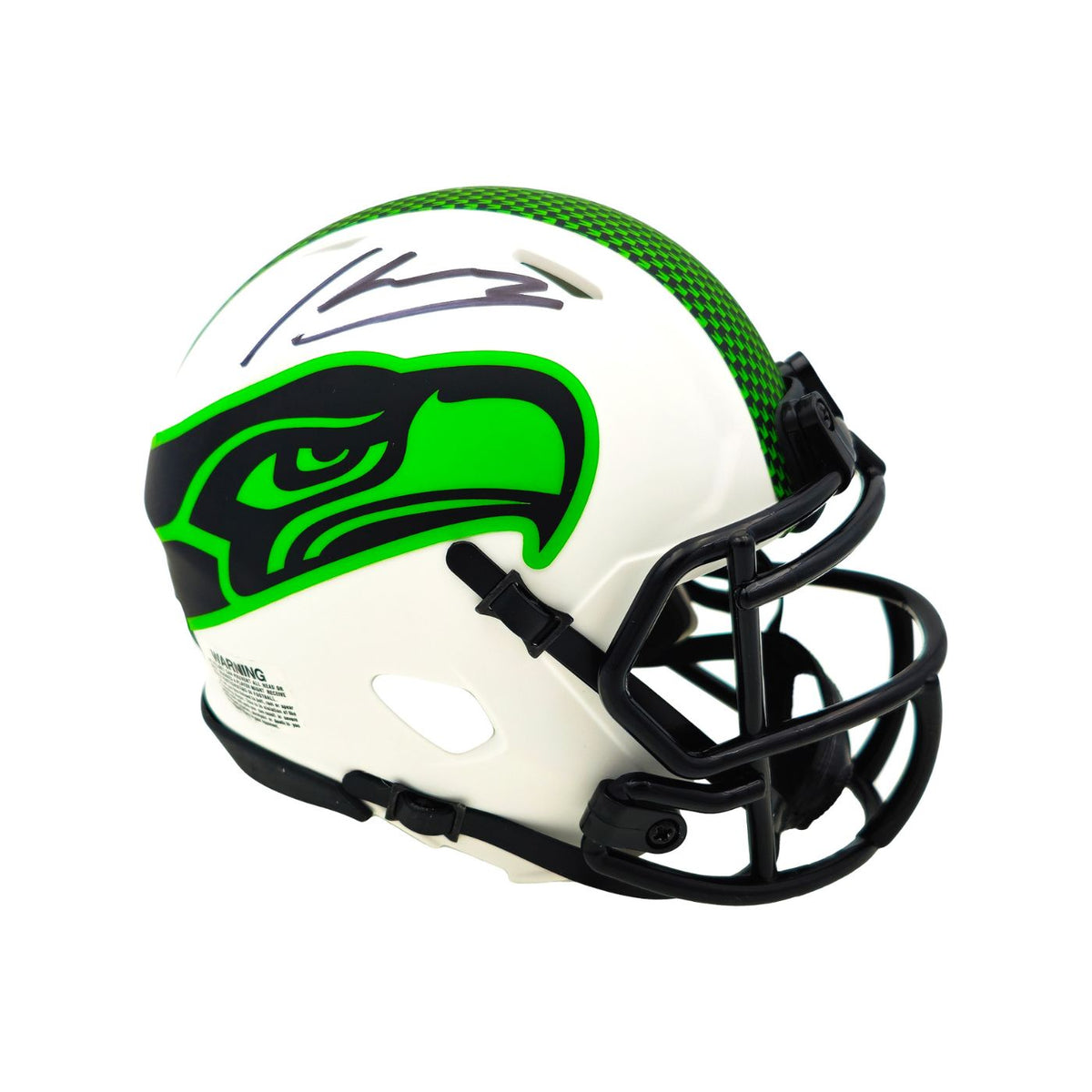 Kenneth Walker II Autographed Seattle Seahawks Lunar Eclipse Mini Speed ...