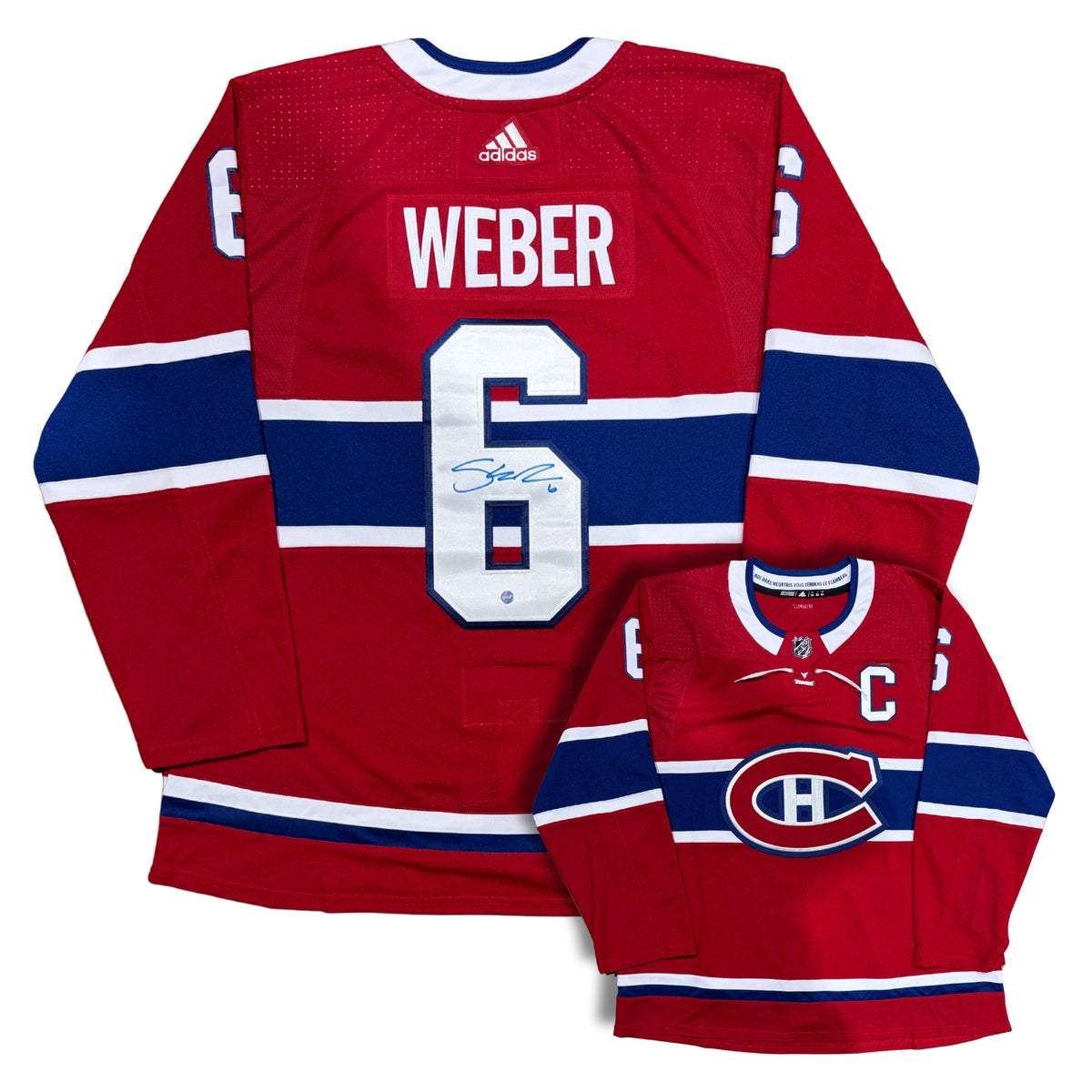 Shea Weber Autographed Montreal Canadiens Adidas Hockey Jersey ...