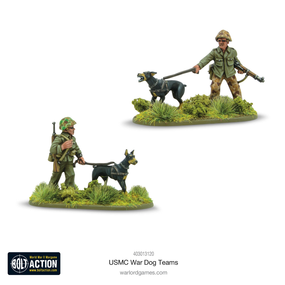 Bolt Action USMC War Dogs Teams | Pastime Sports & Games