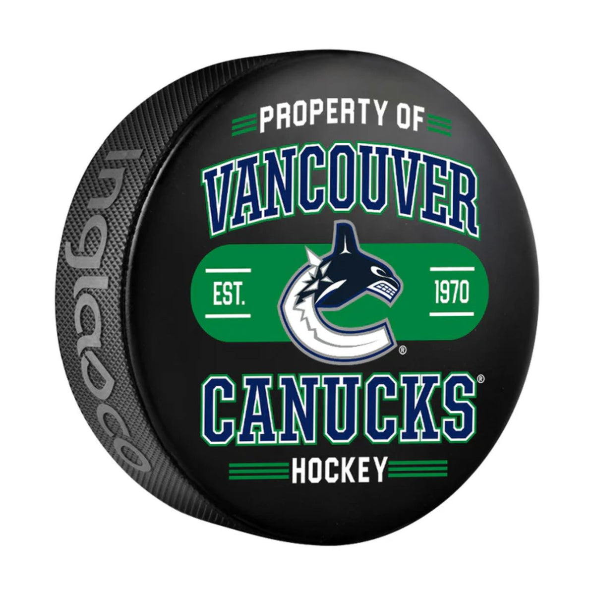 Vancouver Canucks Souvenir Hockey Pucks (Property Of Vancouver Canucks ...