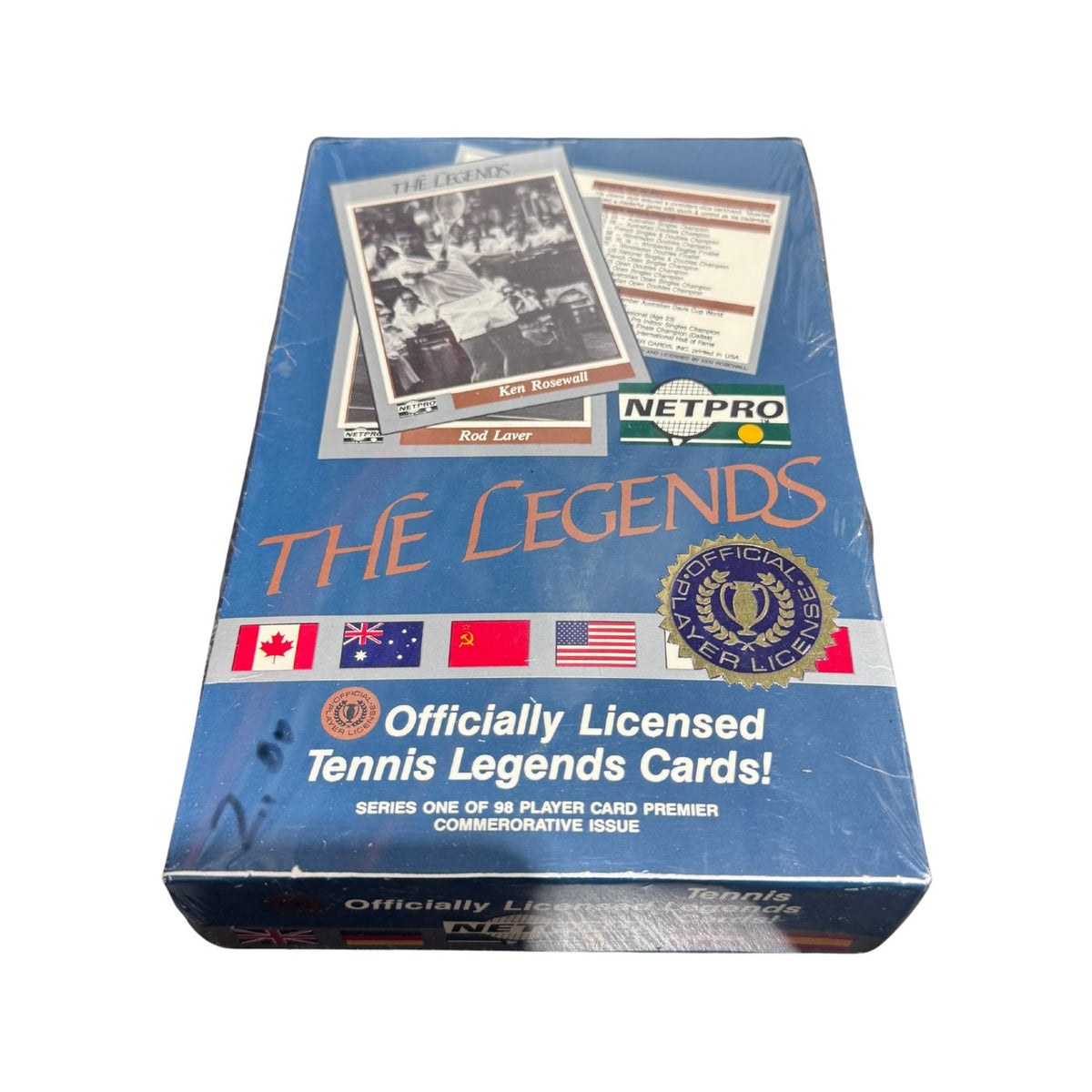 1991 NetPro The Legends Tennis Box– Pastime Sports & Games