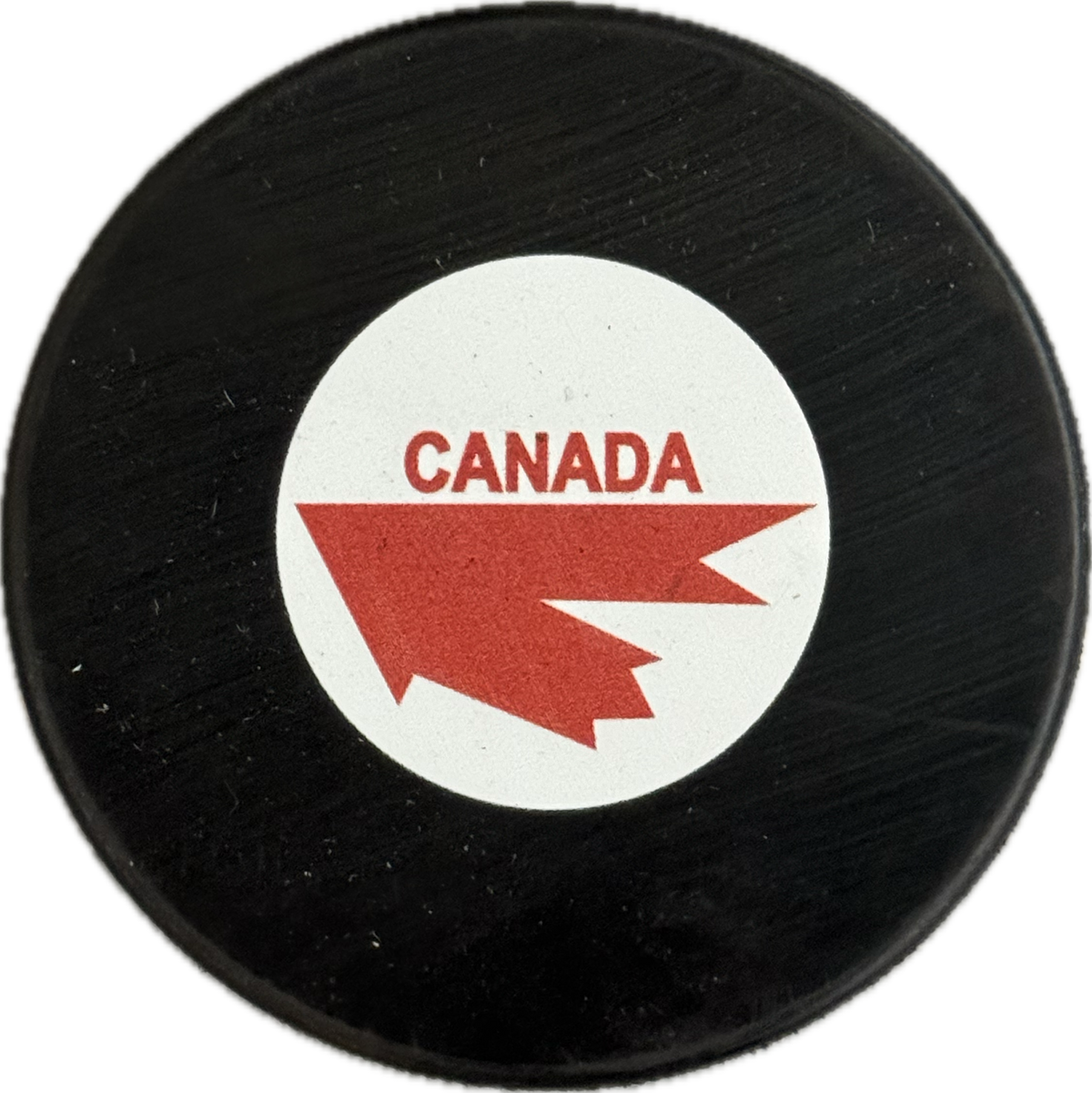 Team Canada 1976 Logo Hockey Puck (Small Logo) | Pastime Sports & Games