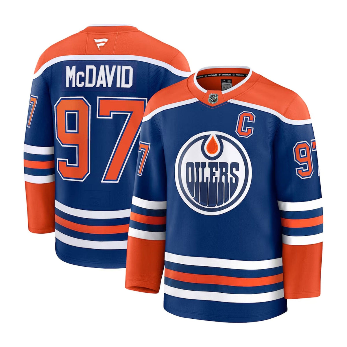 Fanatics Connor McDavid Edmonton Oilers Premium Senior Home Jersey ...