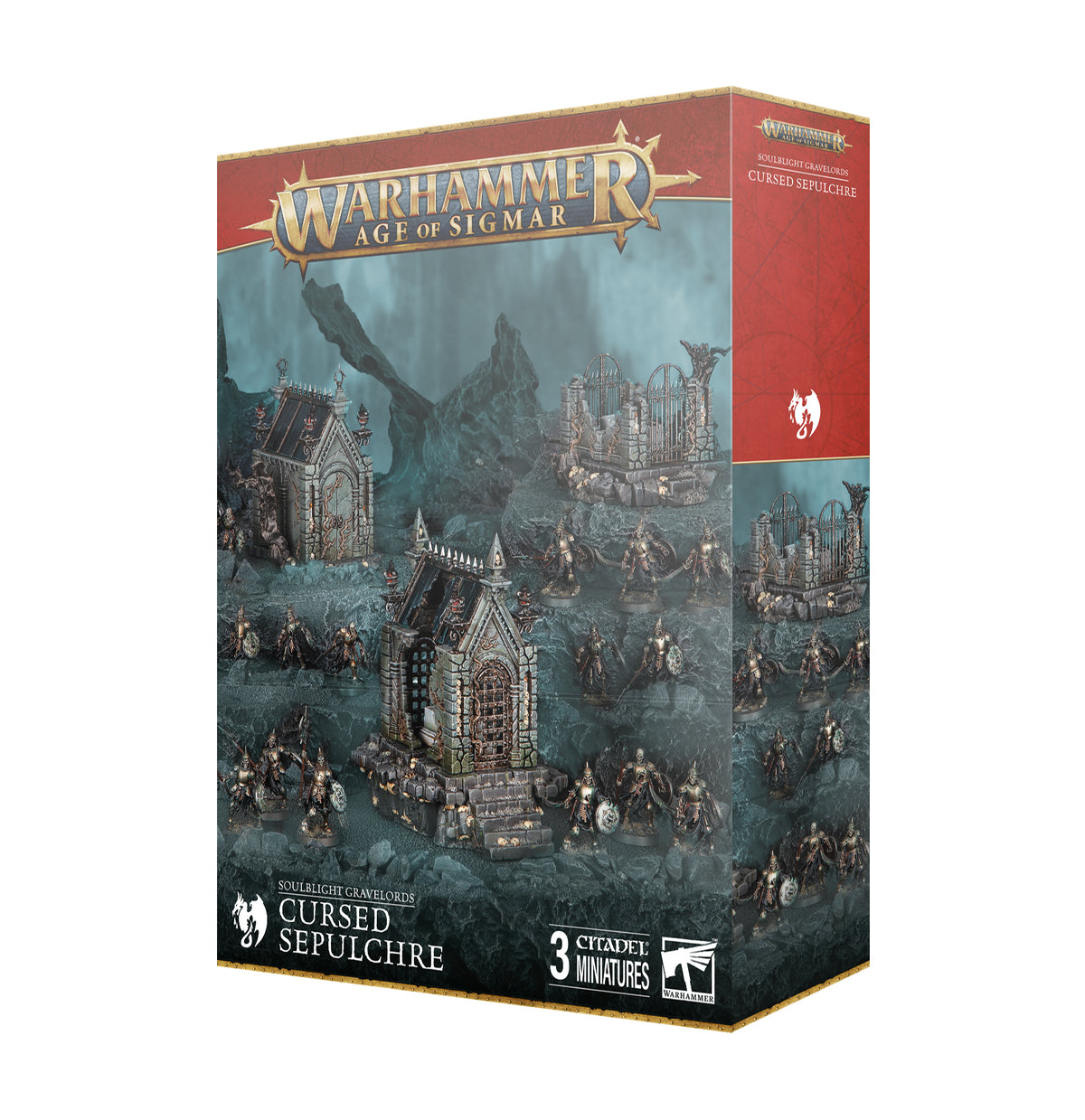 Warhammer Age of Sigmar Soulblight Gravelords Cursed Sepulchre (91-88 ...