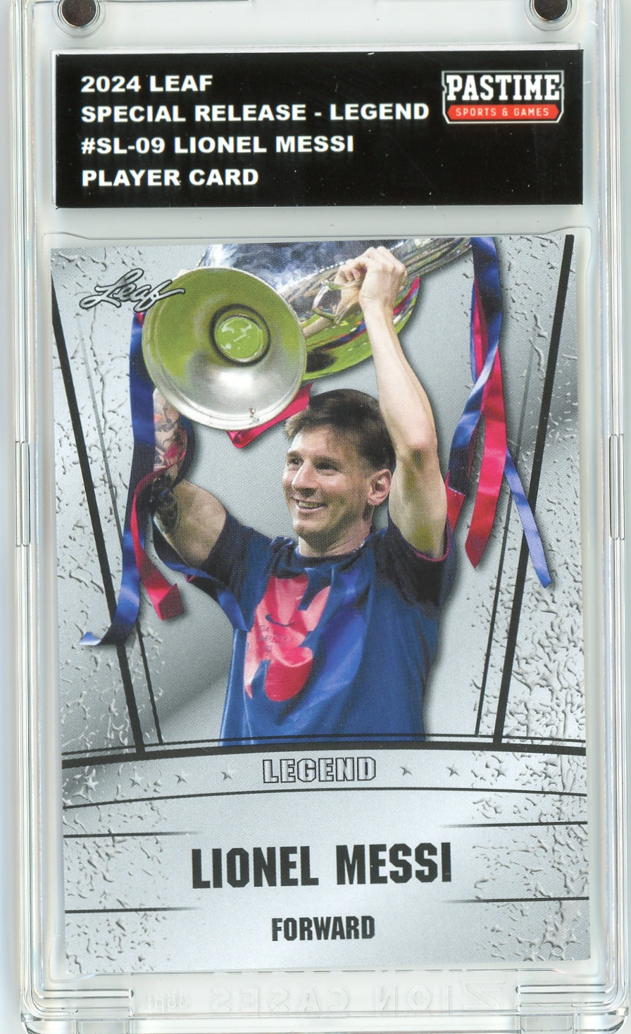 Lionel Messi 2024 Leaf #SL-09 Soccer Player Card Encased in Magpro ...