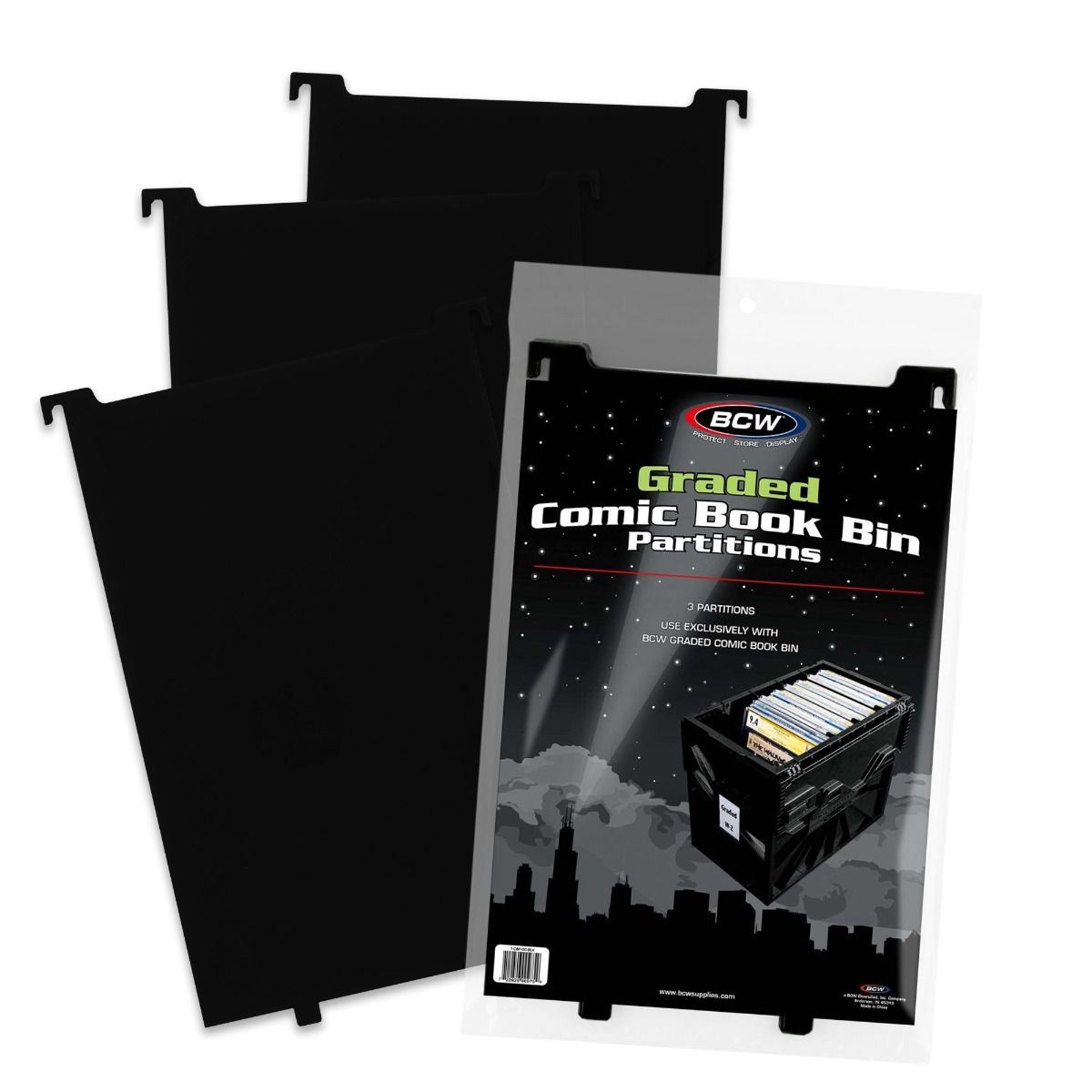 BCW Graded Comic Book Bin Partitions | Pastime Sports & Games