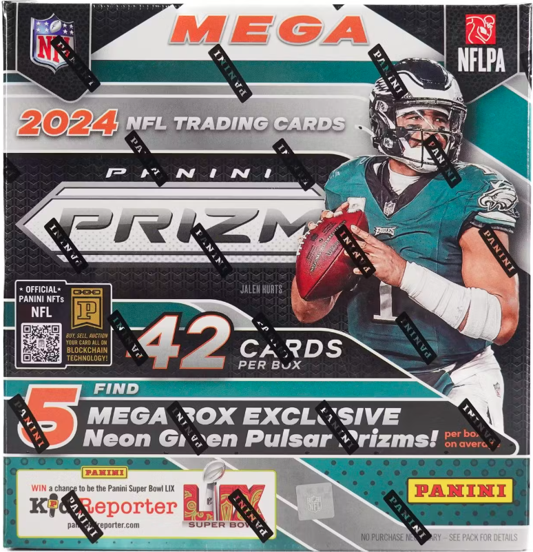 2024 Panini Prizm NFL Football Mega Box/Case | Pastime Sports & Games