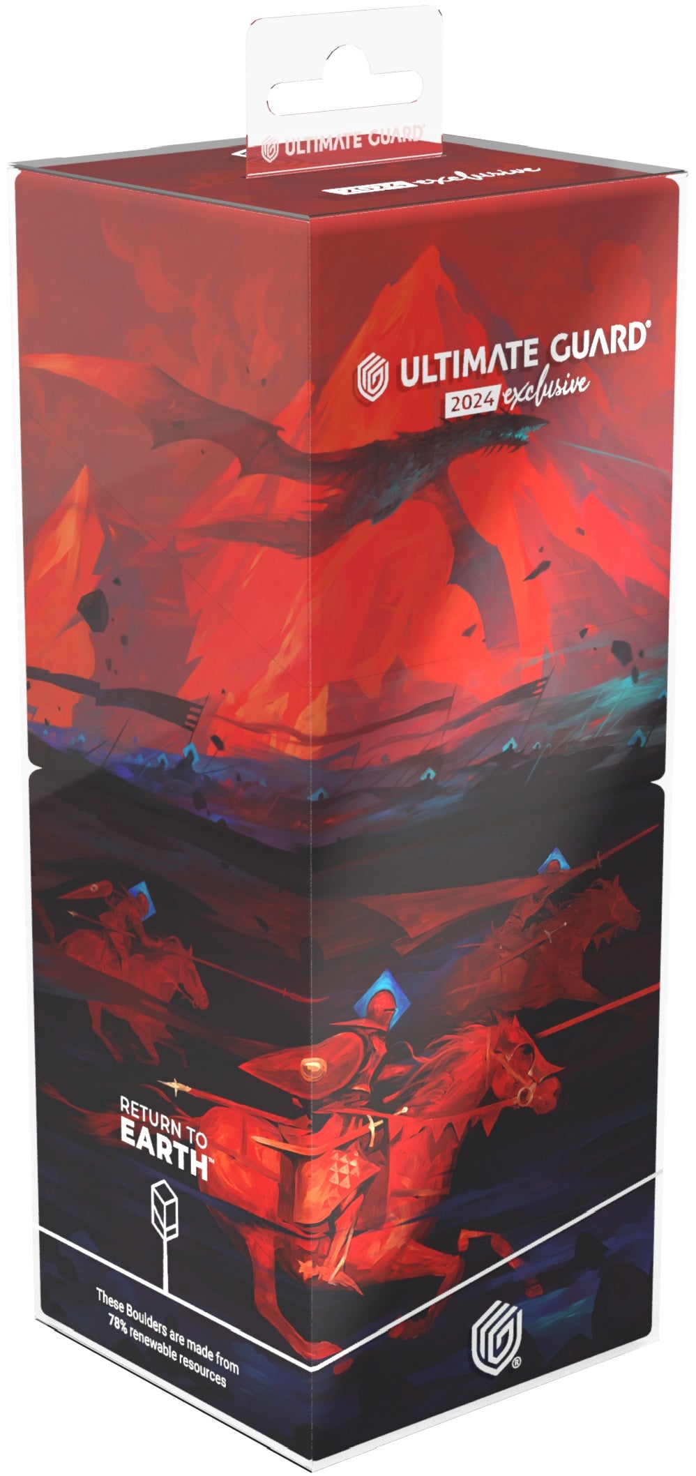 Ultimate Guard 100+ Boulder Deck Case 2-Pack Crowned With Fire *2024 ...