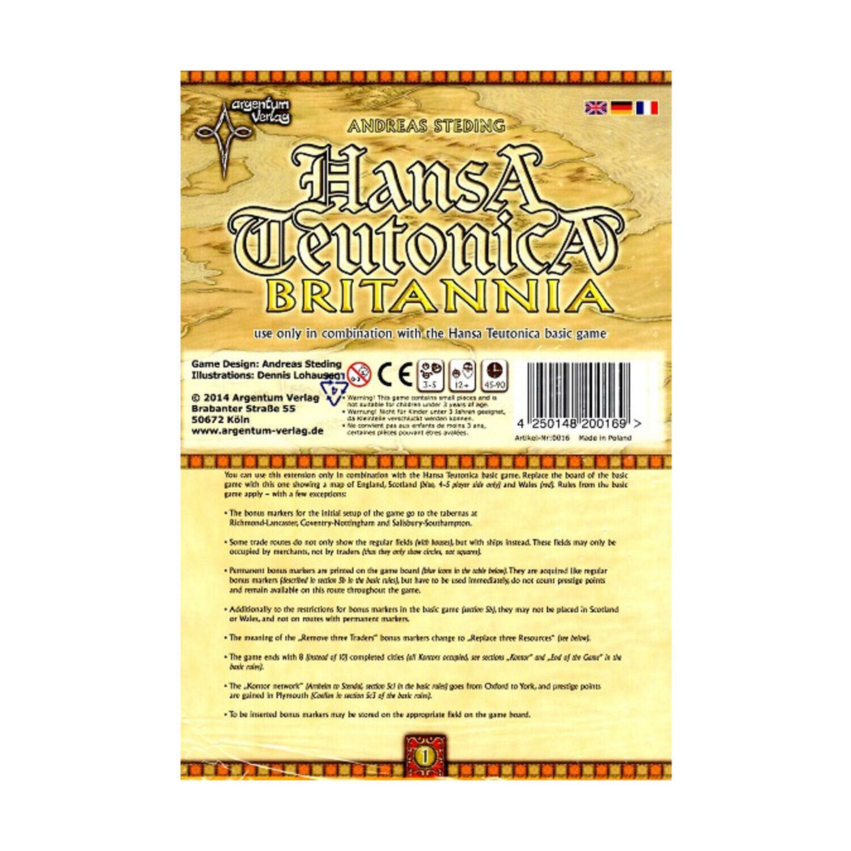 Hansa Teutonica Britannia | Pastime Sports & Games