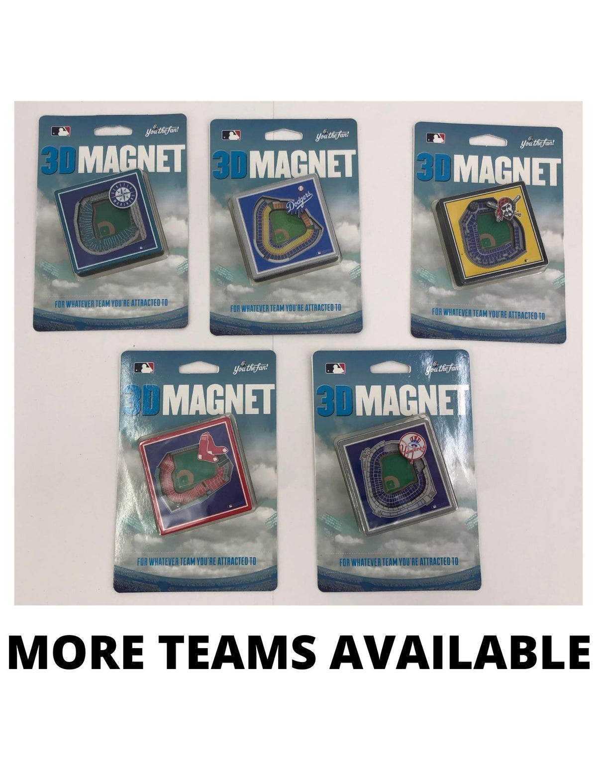 MLB 3D Stadium View Magnets | Pastime Sports & Games