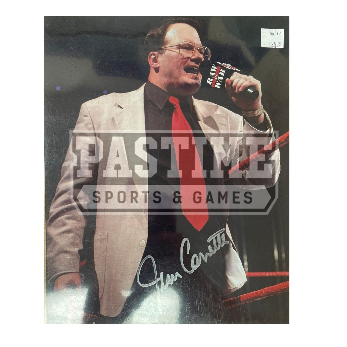 Jim Cornette Autographed Fighting Photo | Pastime Sports & Games