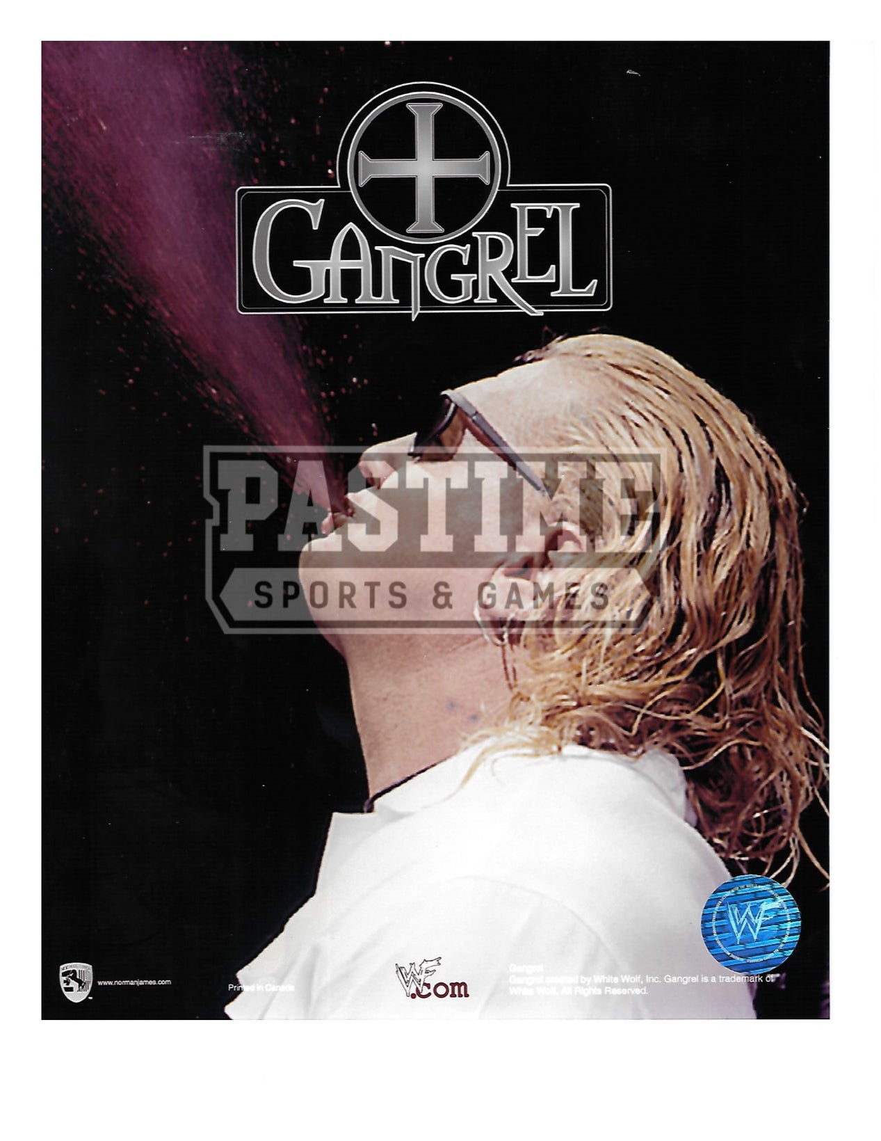 Gangrel 8x10 WWF Wrestling (Spitting Blood) | Pastime Sports & Games