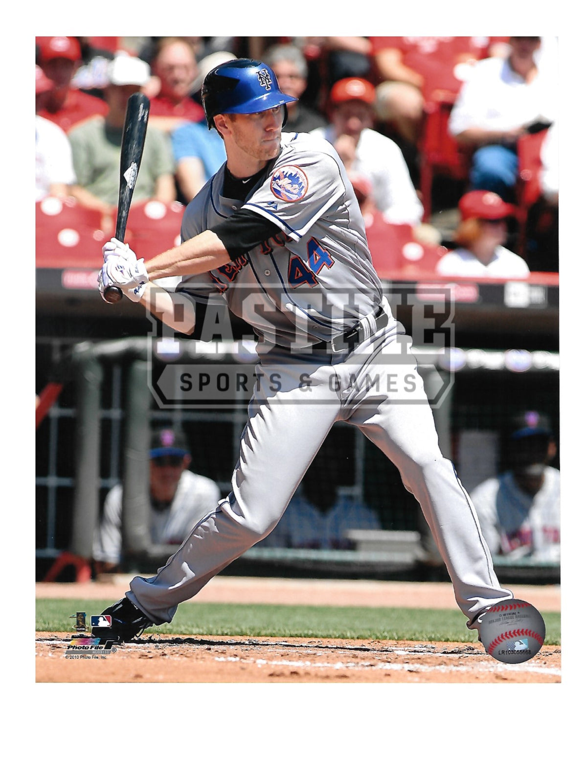 Jason Bay 8X10 New York Mets (Swinging Bat) | Pastime Sports & Games