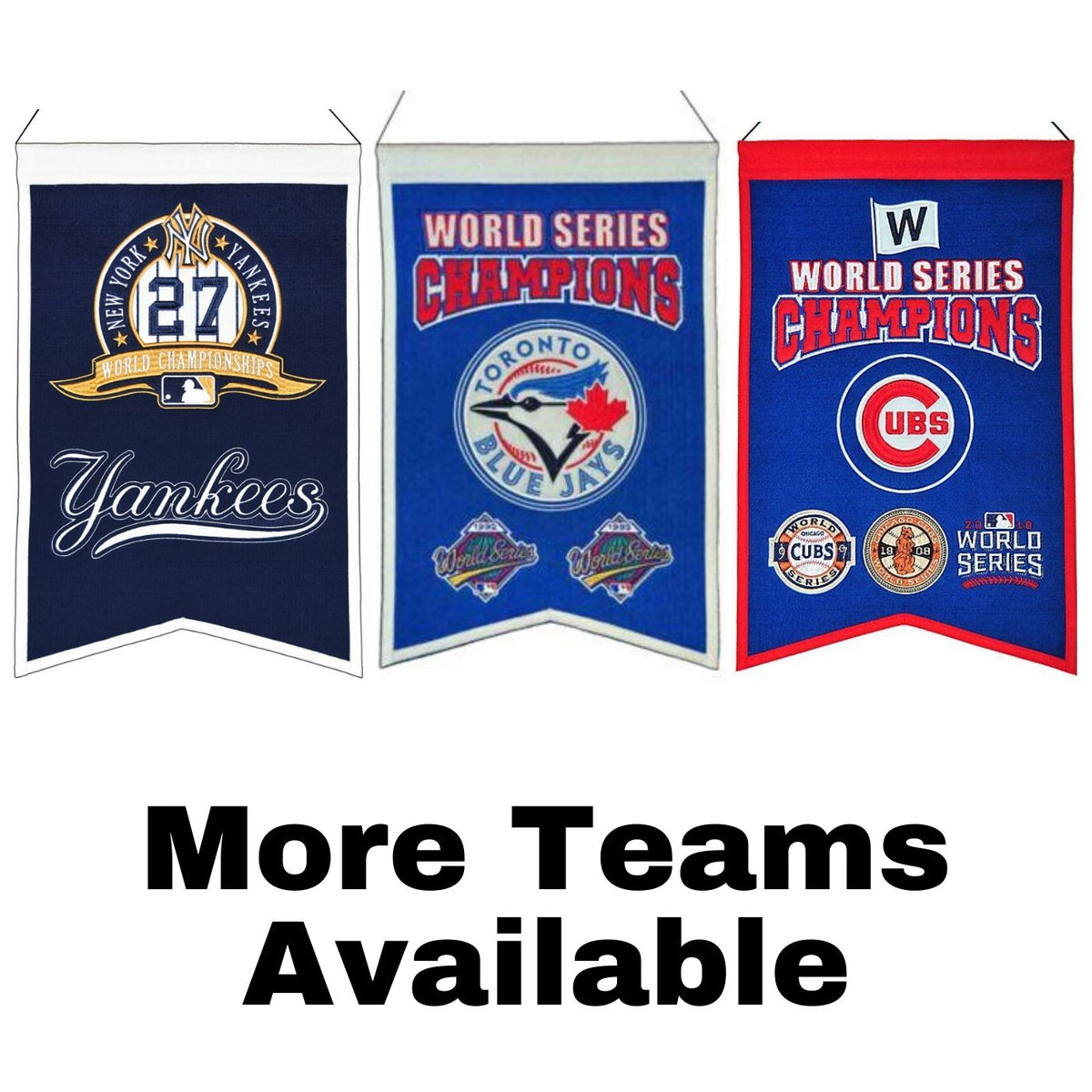 MLB Champions Banners | Pastime Sports & Games