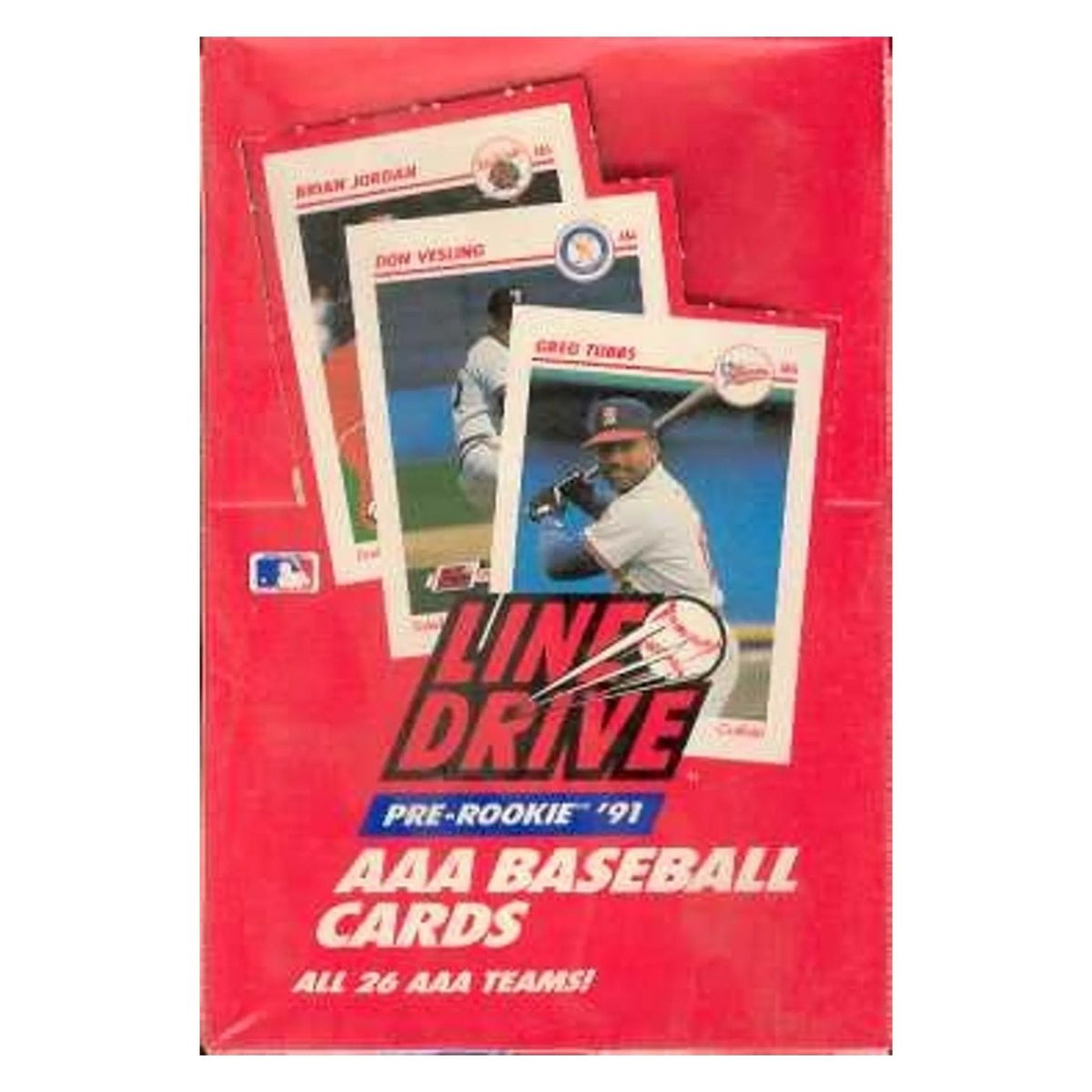 1991 Impel Line Drive AAA Baseball Cards Retail Box | Pastime Sports ...