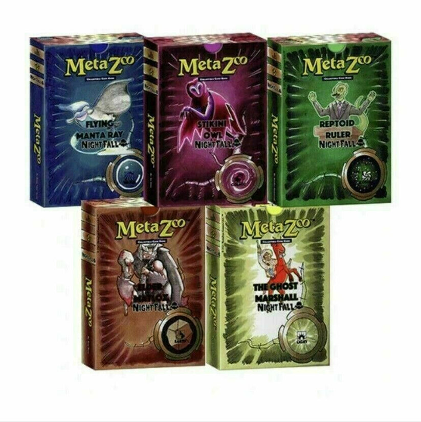 MetaZoo Nightfall 1st Edition Theme Deck Collection SALE! | Pastime ...