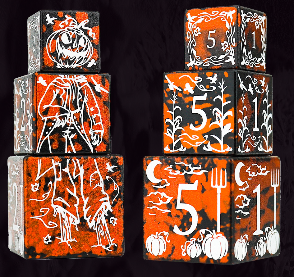 Halloween Scarecrow Stackable Dice Set | Pastime Sports & Games